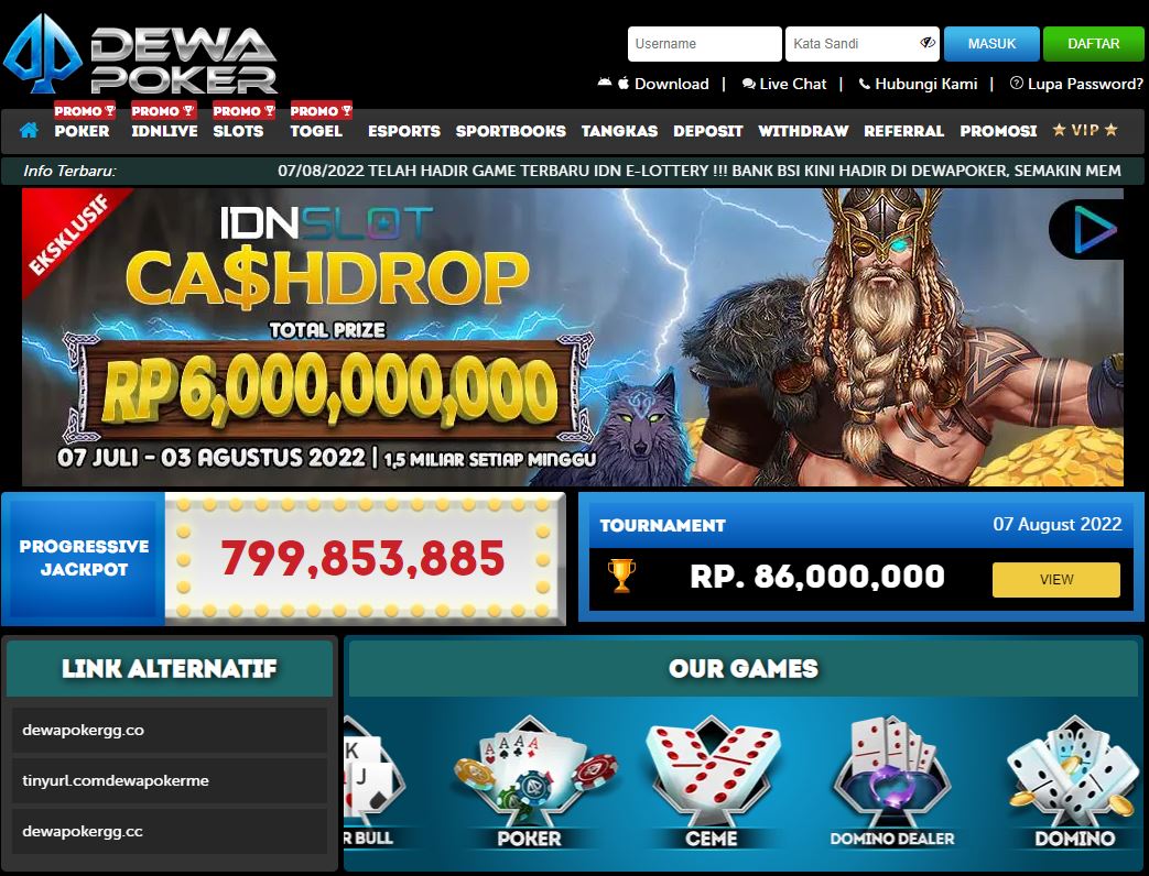 Playing Online Games at Dewa Poker